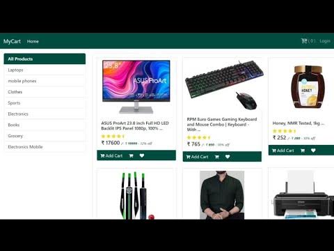 Java Ecommerce Web Application || Html Css , javascript , Java , JSP ...