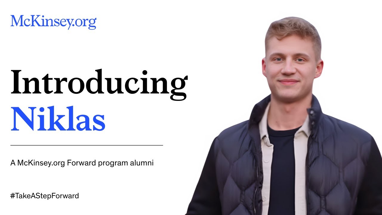 McKinsey.org Forward Impact Stories: Meet Niklas - YouTube