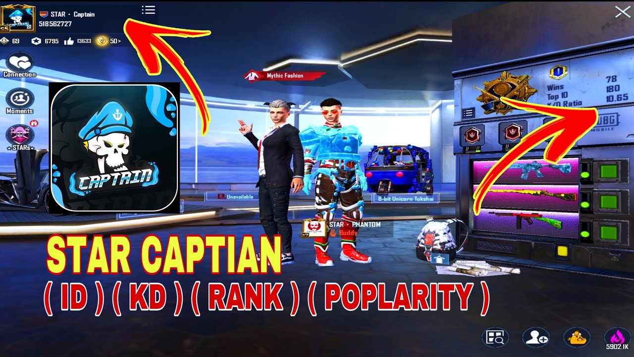 Star captain pubg id 🔥Star captain kd 🔥star captain poplarity - YouTube