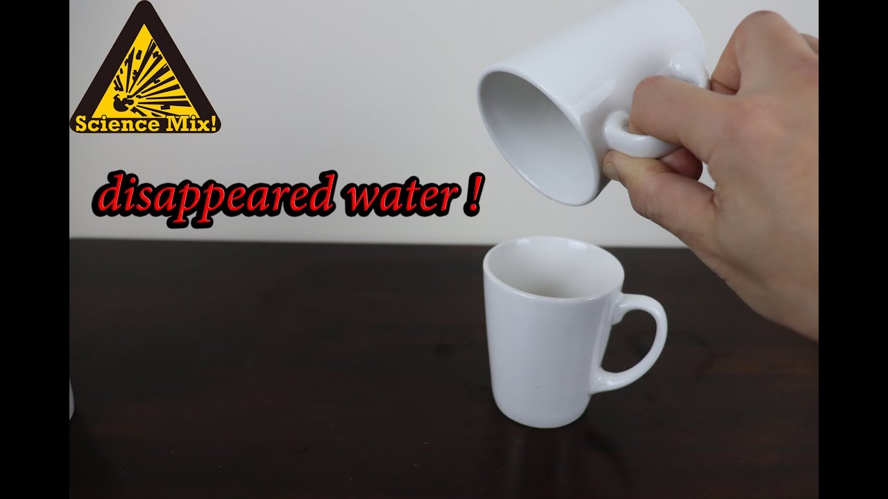 Simple Science Experiment by home (Make Disappeared Water) - YouTube
