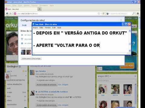Como entrar no orkut antigo - YouTube