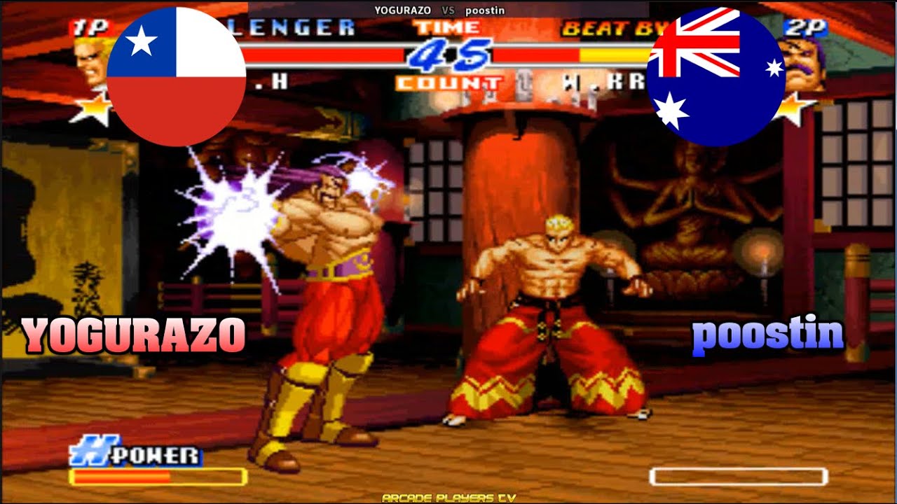 Real Bout Fatal Fury 2 YOGURAZO (Chile) vs poostin (Australia) rbff2 ...