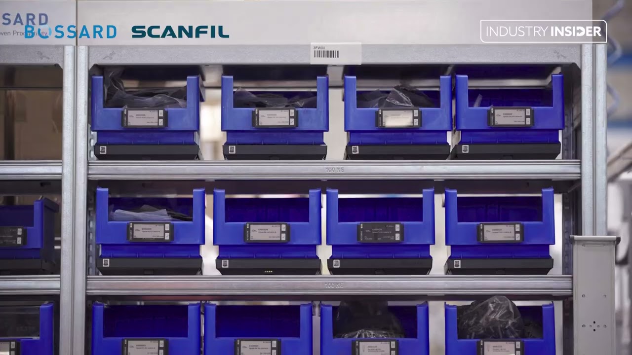 How to manage fasteners in production? SmartBin Cloud system in Scanfil Mysłowice factory - YouTube