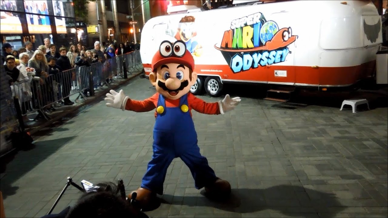Super Mario Odyssey Launch Event at Nintendo NY (Reggie Fils-Aimé ...