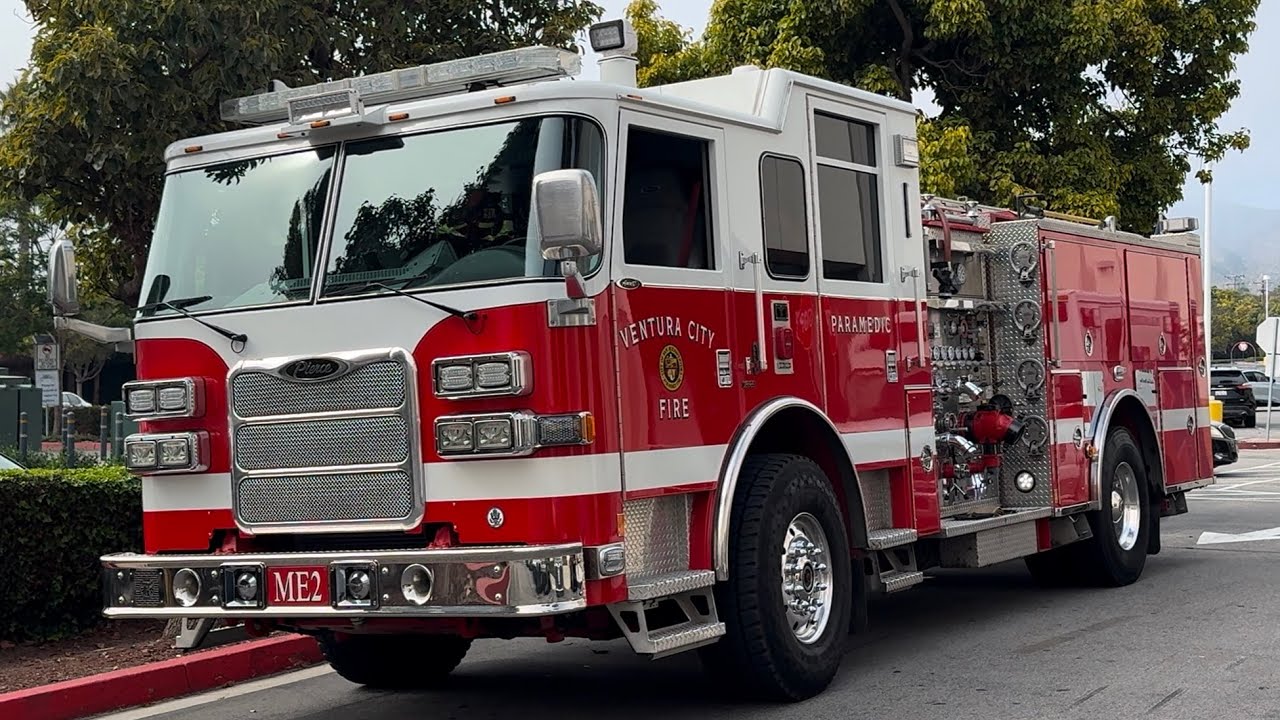 Ventura City Fire Department Medic Engine 2 ( ME2 ) Onscene a Technical ...