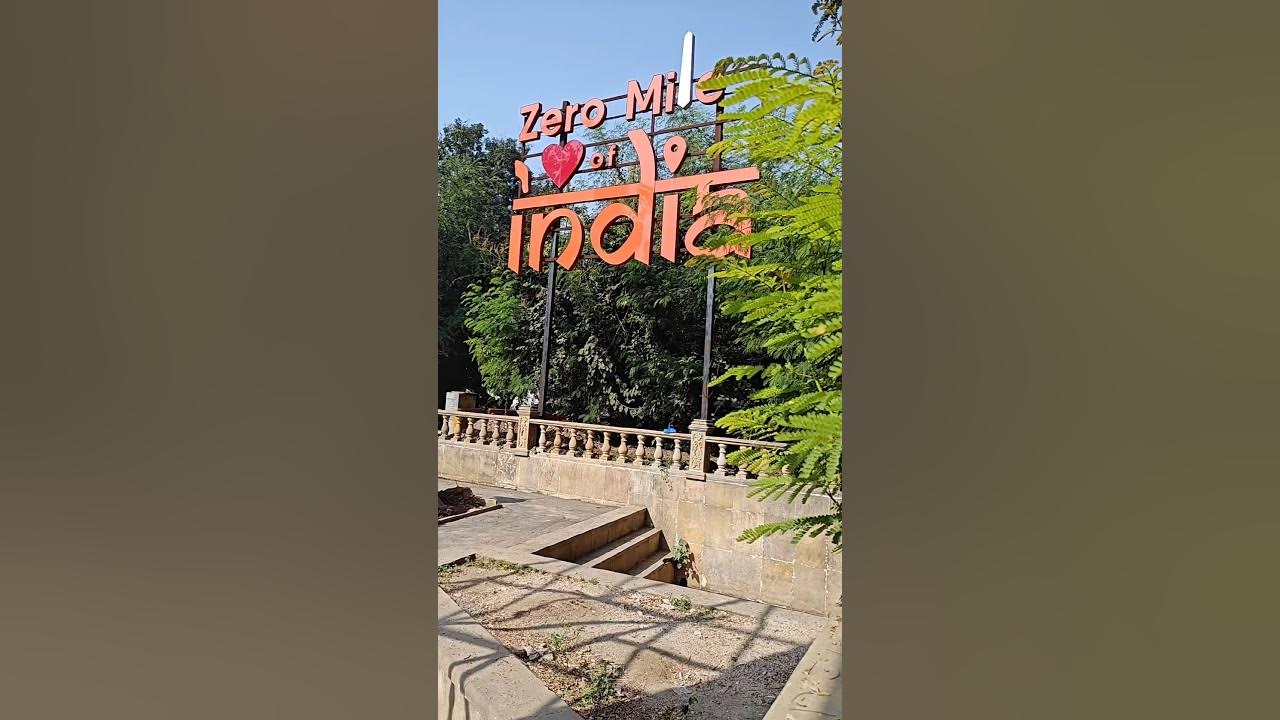 Zero mile stone in Nagpur- centre point of British India. A must visit place #ytviral #ytshorts ...