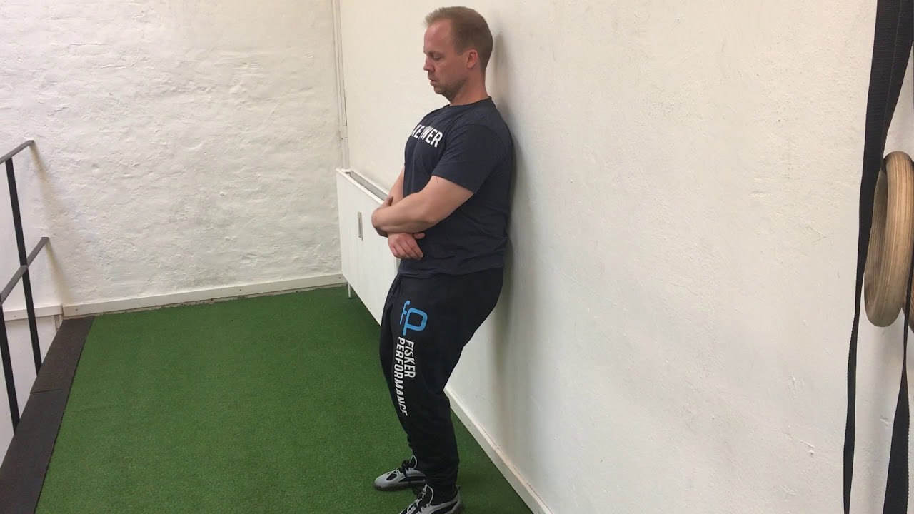Spine mobility, wall - YouTube