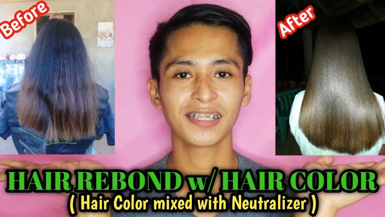 PAANO MAG REBOND WITH COLOR | STEP BY STEP | JM Arnoza - YouTube