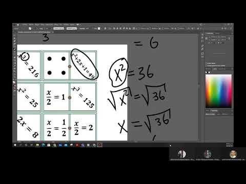 Como jugar domino de expresiones algebraicas, ecuaciones, valor ...
