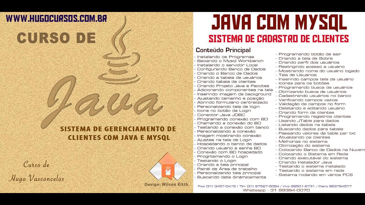 Curso de Java Mysql - Aula 09 - Criando Projeto Java e Pacotes - YouTube