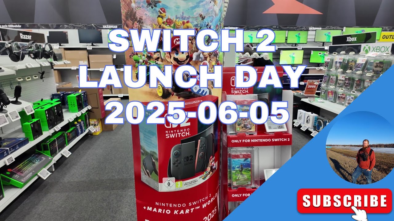 Switch 2 Launch Day 2025 - YouTube