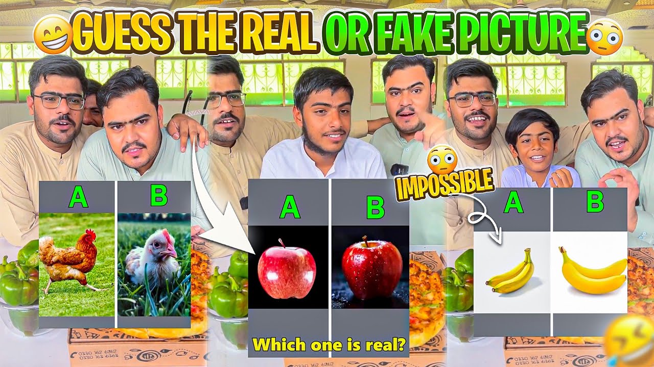 Guess the real or fake funny challenge - YouTube
