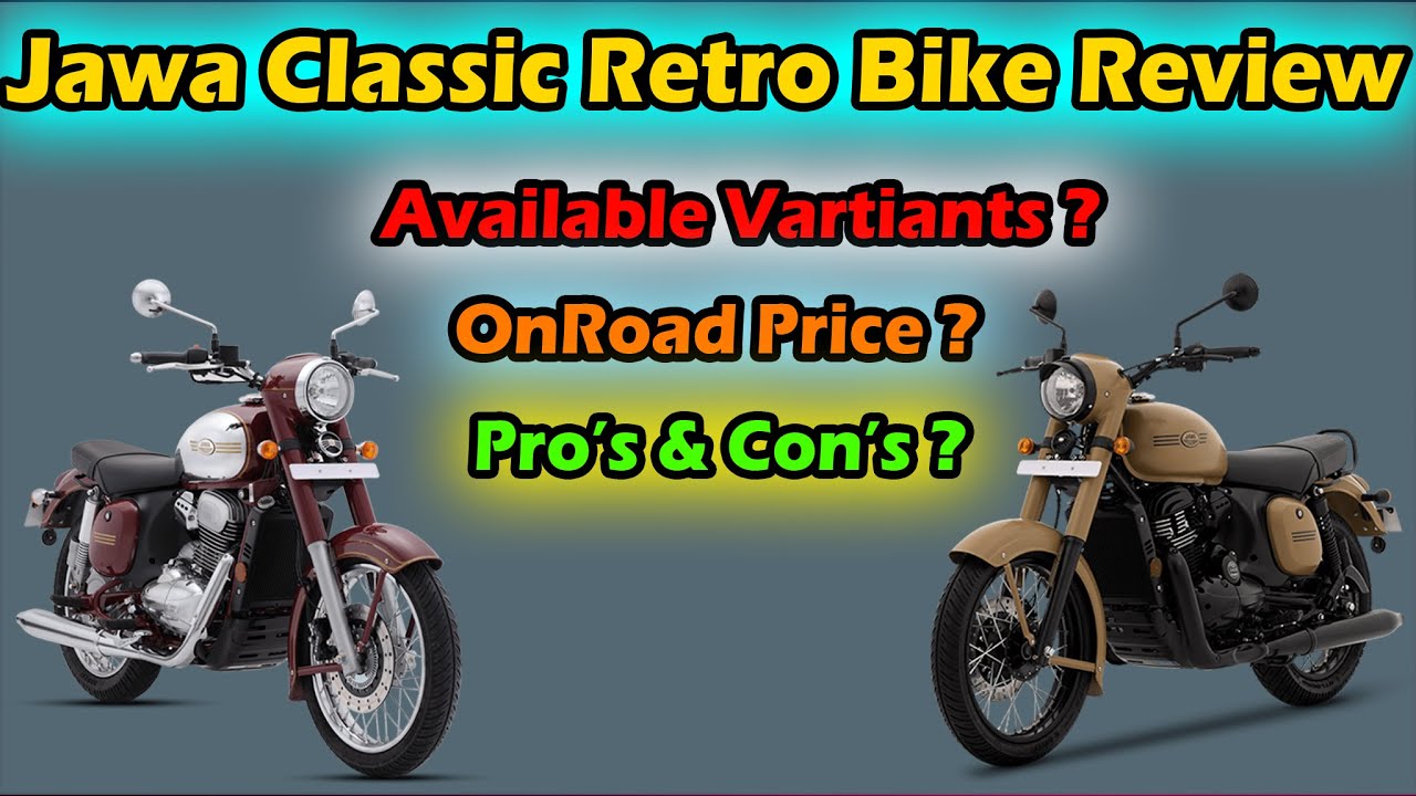 🏍 JAWA Classic Bike Review I Current Available Variants I Onroad Price ...