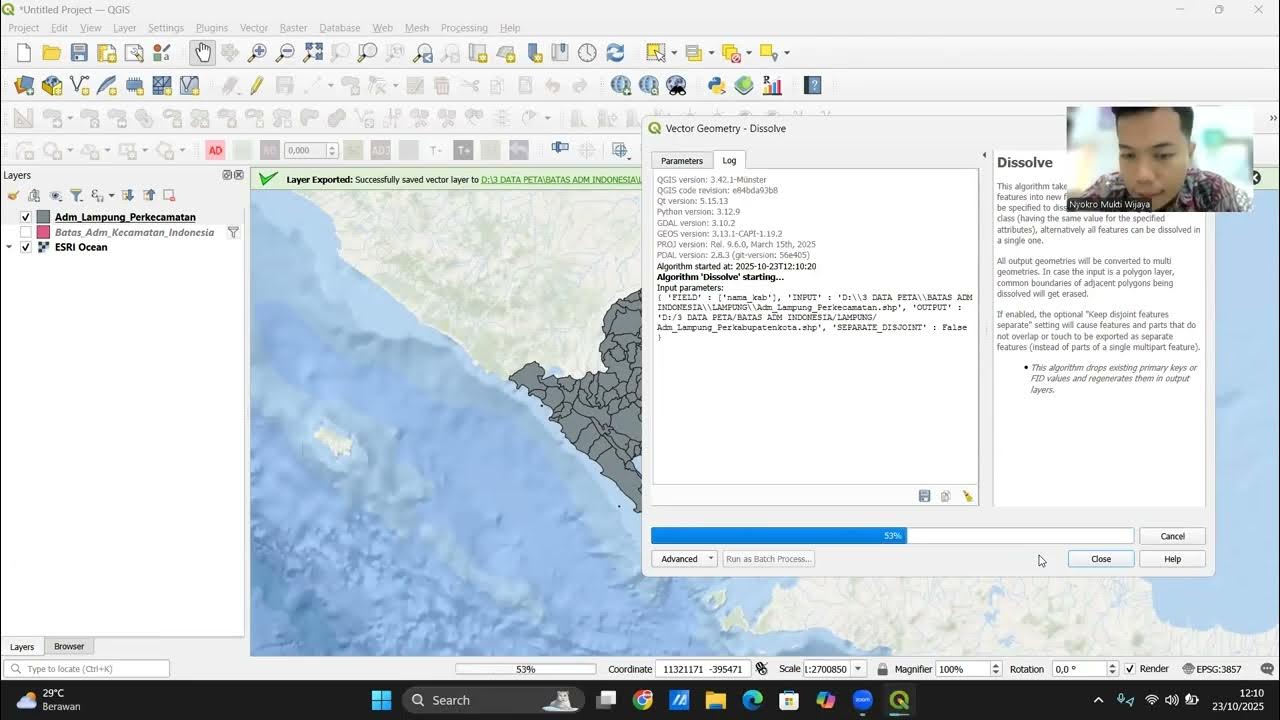 TUTORIAL FILTERING, DISSOLVE, DAN SYMBOLOGY PADA QUANTUM GIS - YouTube