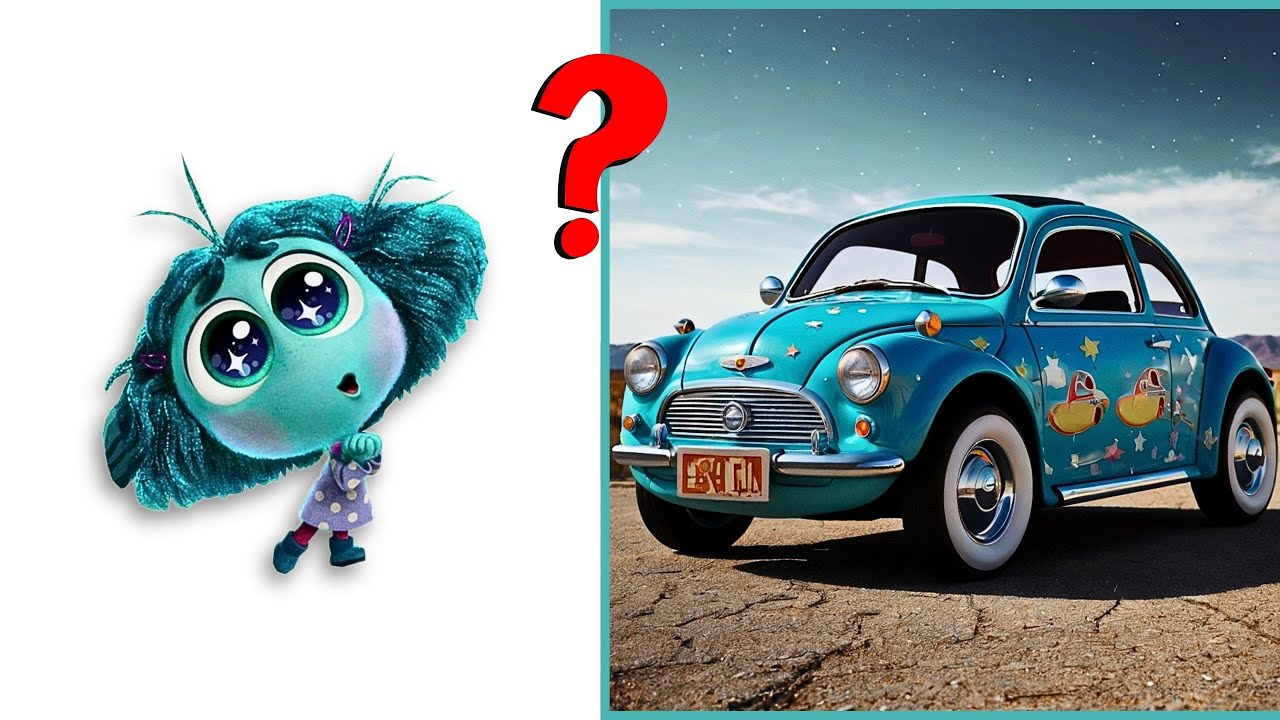 Inside Out 2 Cars for Сharacters and their Favorite DRINKS & Other ...