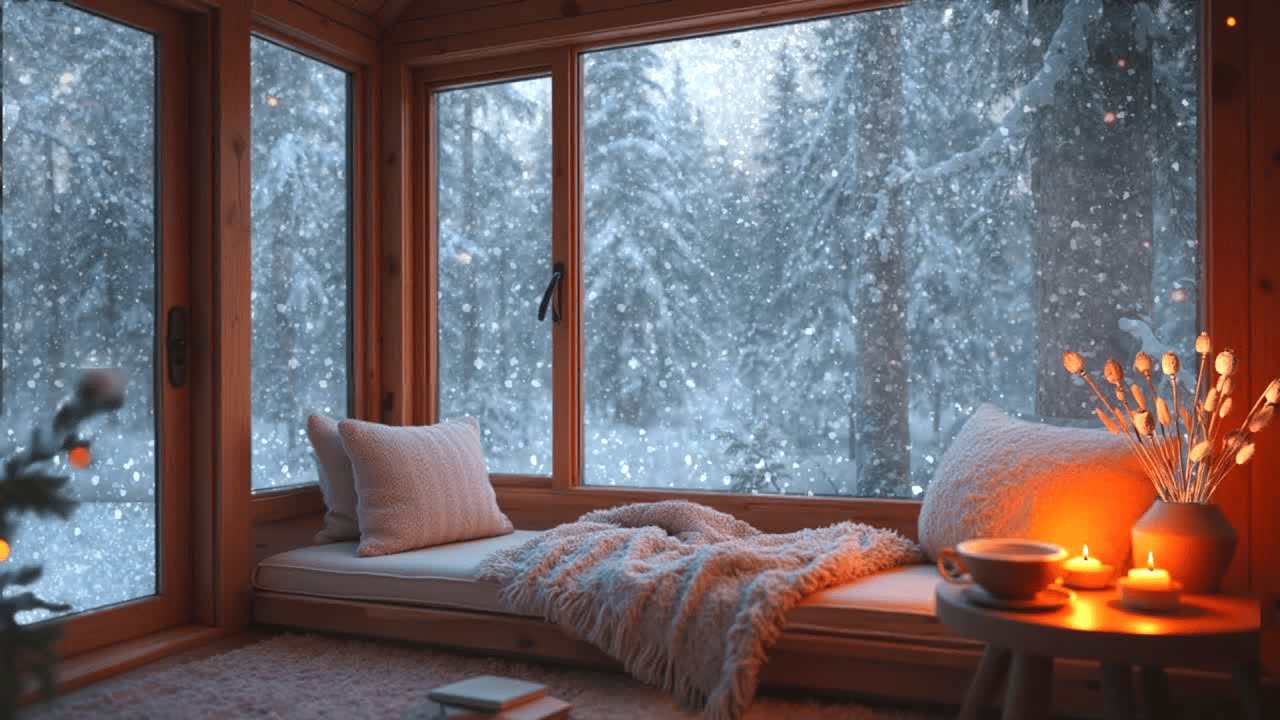 Cozy Snowy Escape: Relax & Recharge in a Winter Wonderland | 7 Hours ...