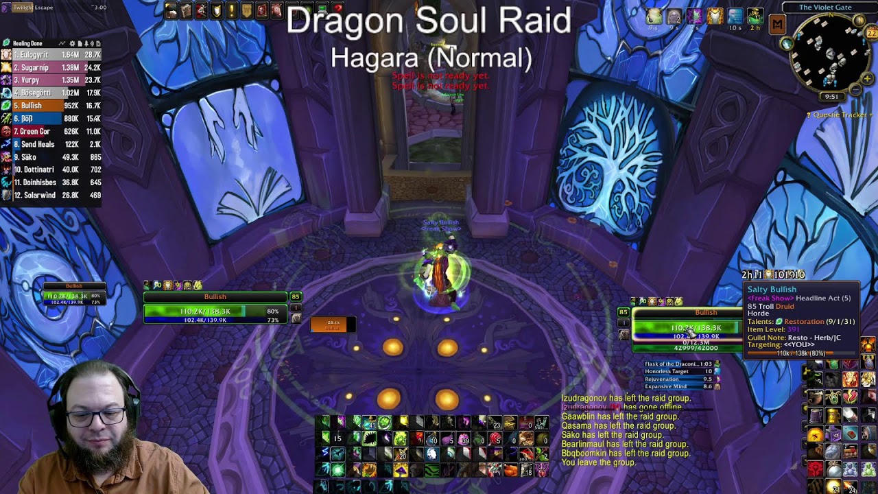 Wow Cataclysm Classic - Dragon Soul with some heroics(resto druid POV ...