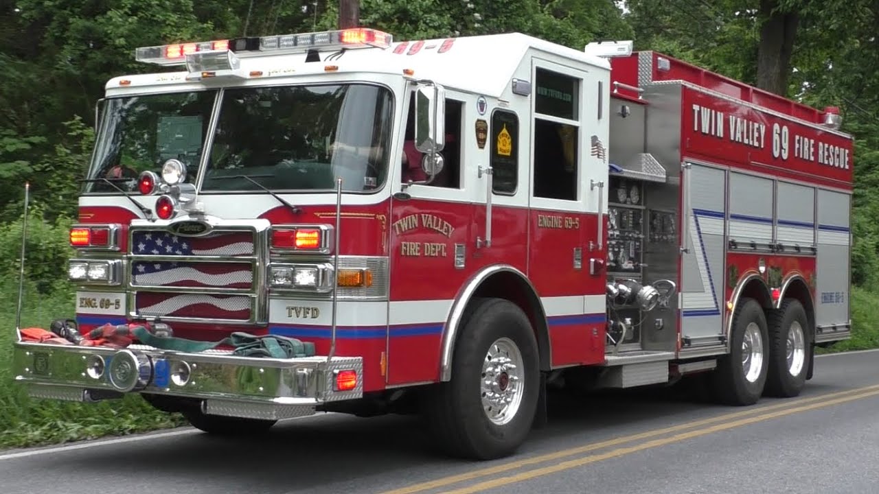 Twin Valley Fire Department Engine 69-5 Responding 6/5/20 - YouTube