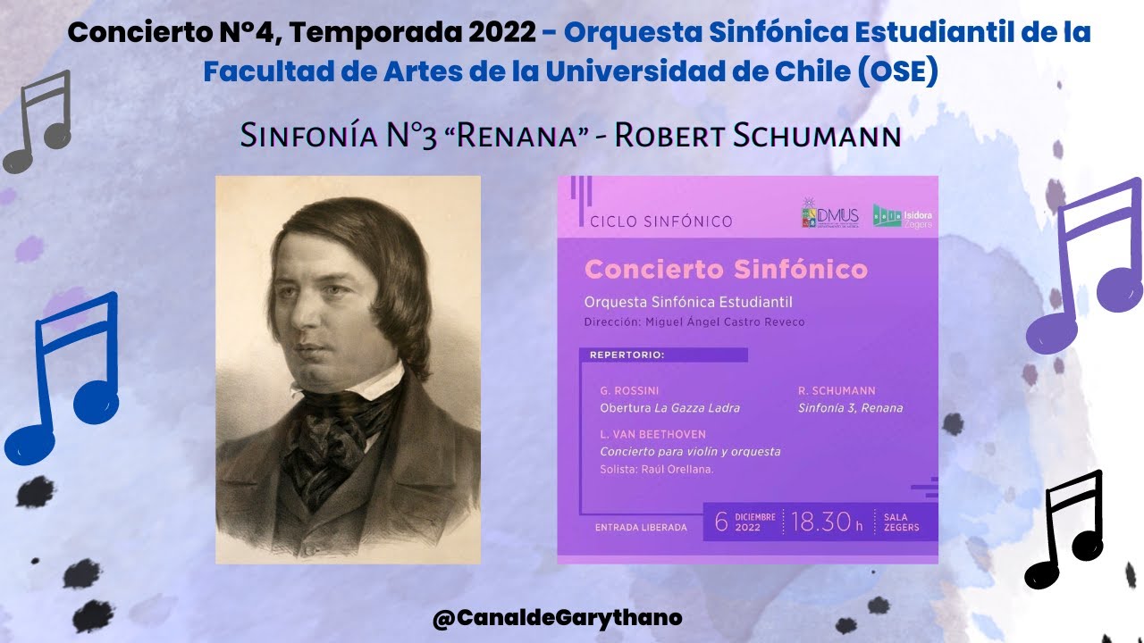 Schumann: 3ra Sinfonía "Renana" - Orquesta Sinfónica Estudiantil (OSE) - YouTube