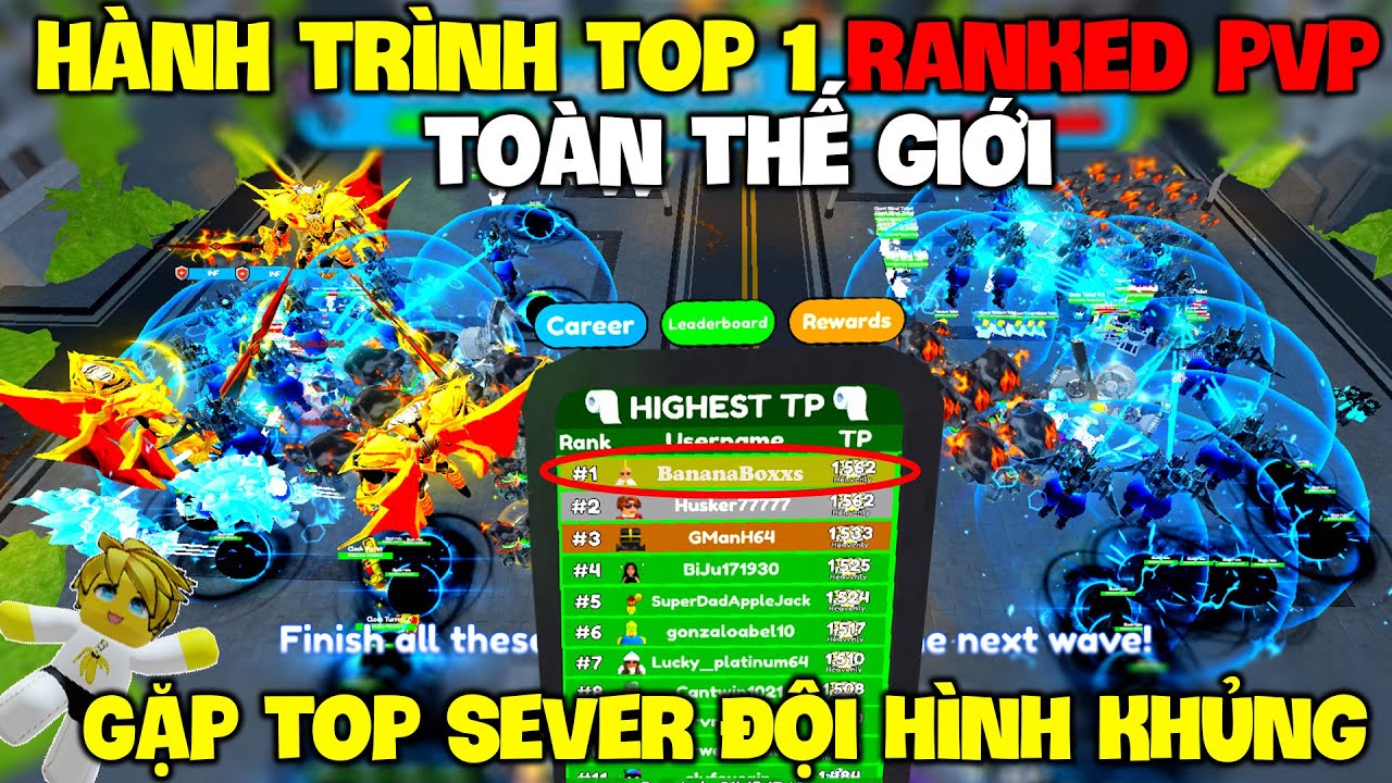 Hành Trình Chinh Phục Top 1 RANKED PVP Thế Giới Gặp Ngay Top Với Đội ...