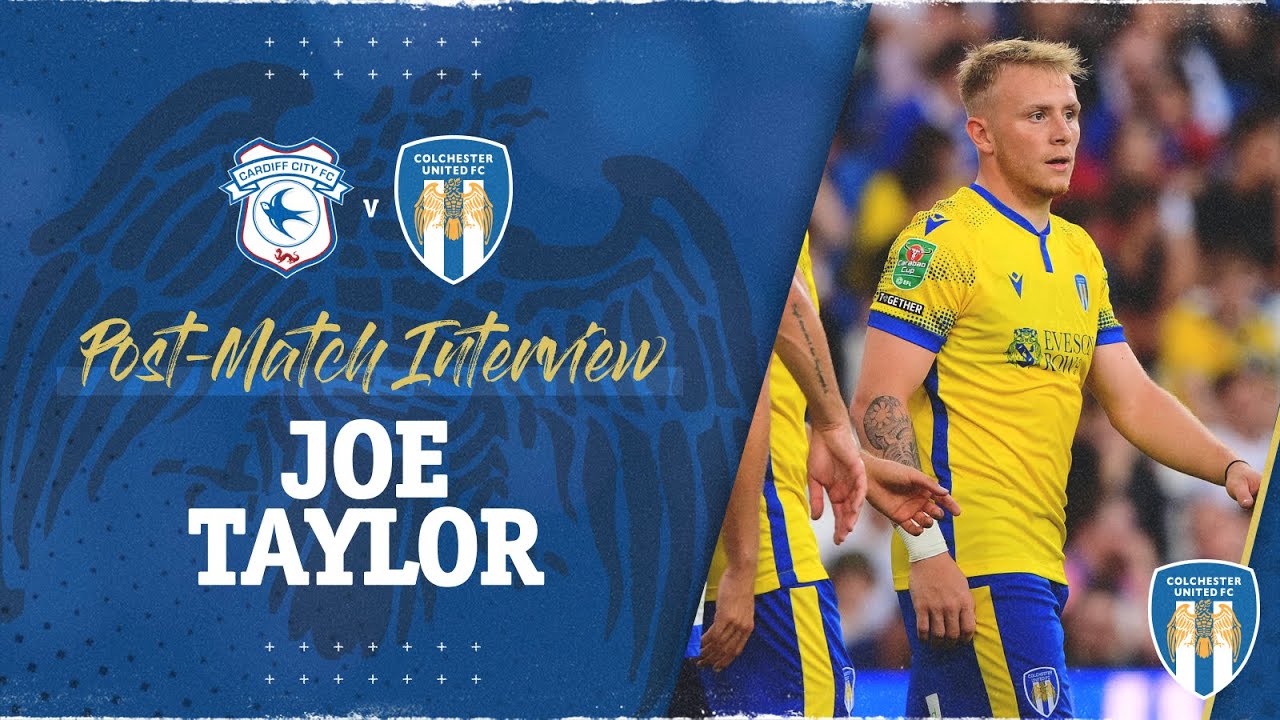 Interview | Joe Taylor After Debut Goal And Cardiff Defeat - YouTube