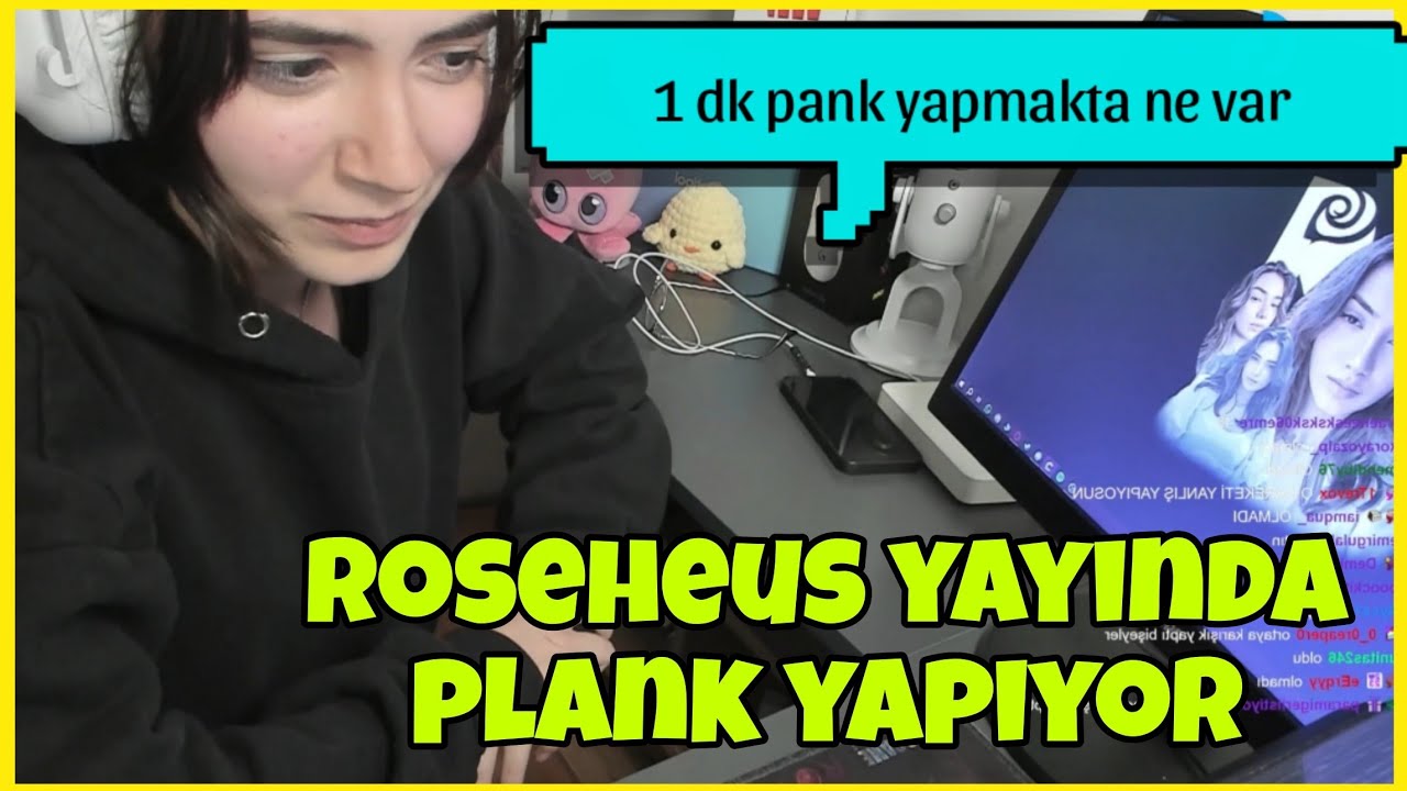 RoseHeus Yayında Plank Yapıyor. @RoseHeus - YouTube