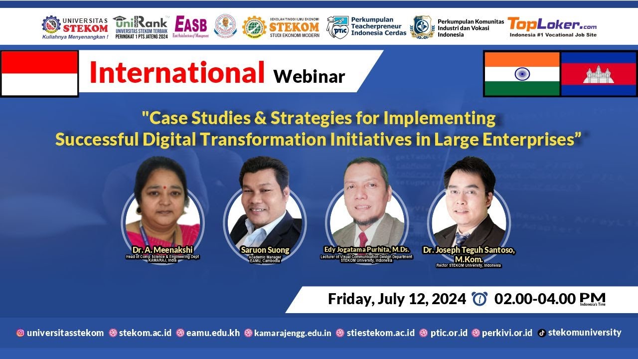 INTERNATIONAL WEBINAR: Case Studies & Strategies for Implementing Successful Digital ...