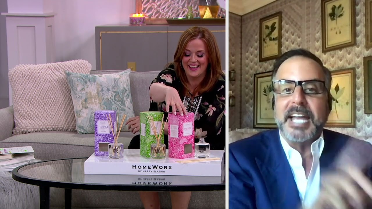 HomeWorx by Harry Slatkin Set of 3 Reed Stick Diffusers on QVC - YouTube