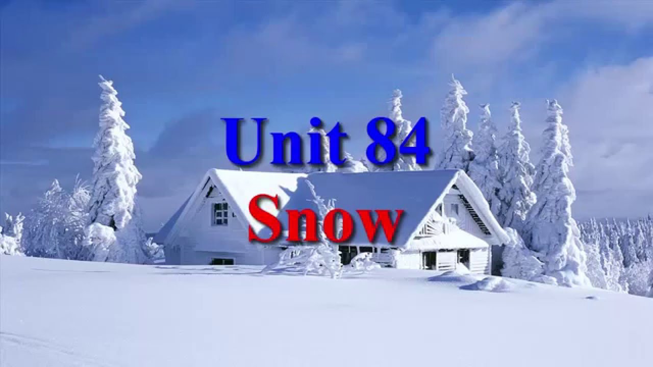 Unit 84 Snow Learn English via Listening Level 2 - YouTube
