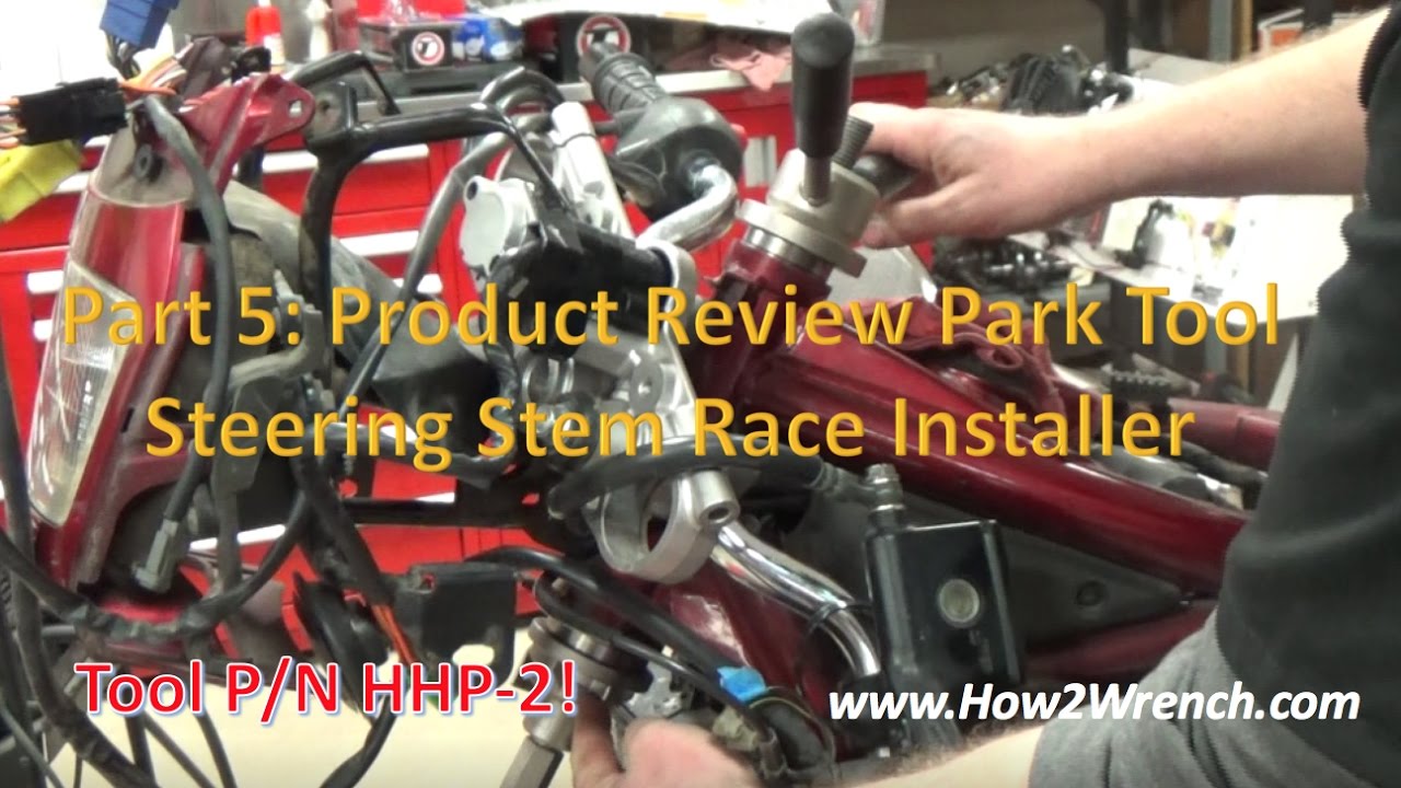 05 How to install steering frame races with Park Tool HHP-2 Race ...