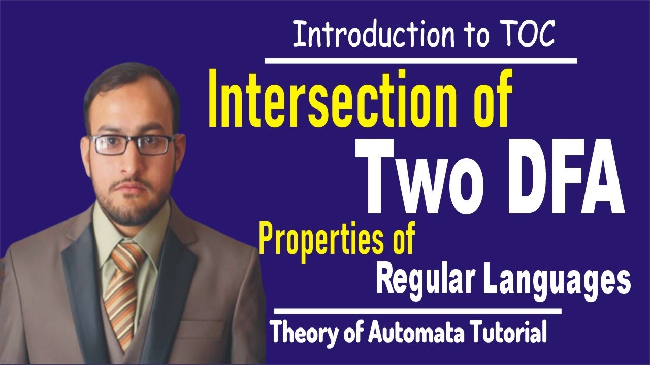 Intersection Of Two Finite Automata Toc Theory Of Automata Regular Language Youtube