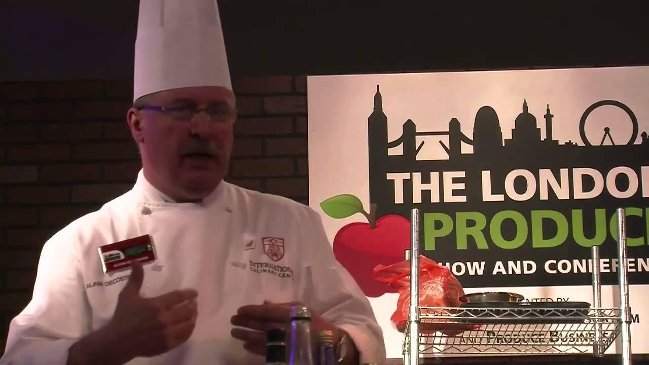 London Produce Show 2014 Chef Demonstration with Alain de Coster - YouTube