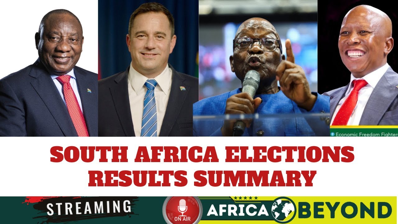 SOUTH AFRICA FINAL ELECTION RESULTS SUMMARY | SEATS | ANC 159, DA 87 ...