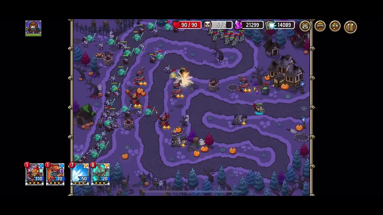 Crazy Defense Hero - Halloween Invasion 16 - Pumpkin Fight (Crazy) 3 ...