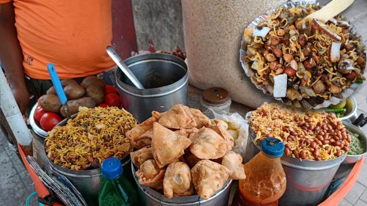 Mini Samosa Chaat || Making Unique Style Special Samosa Chaat || Street ...