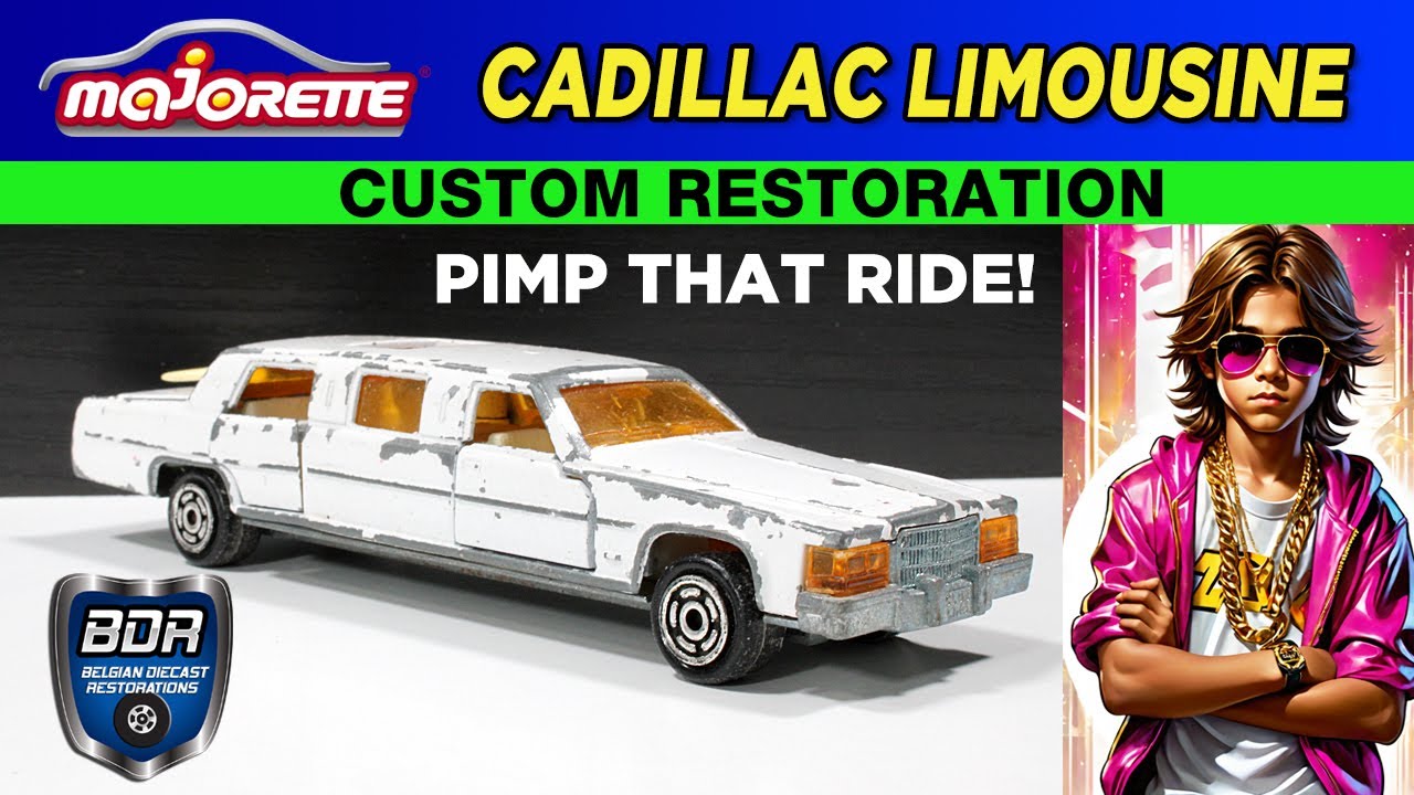 Pimp that ride! Majorette 339 Limousine Custom Restoration - YouTube
