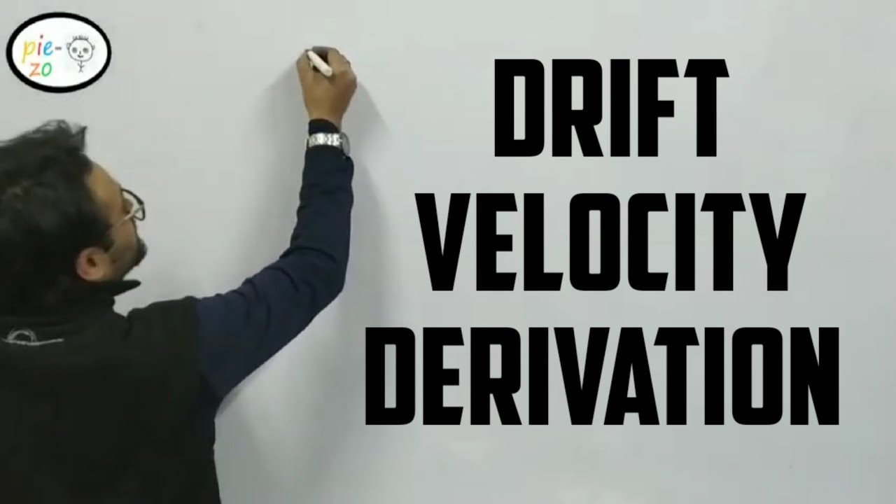 || Drift velocity derivation || 12 physics important derivations - YouTube
