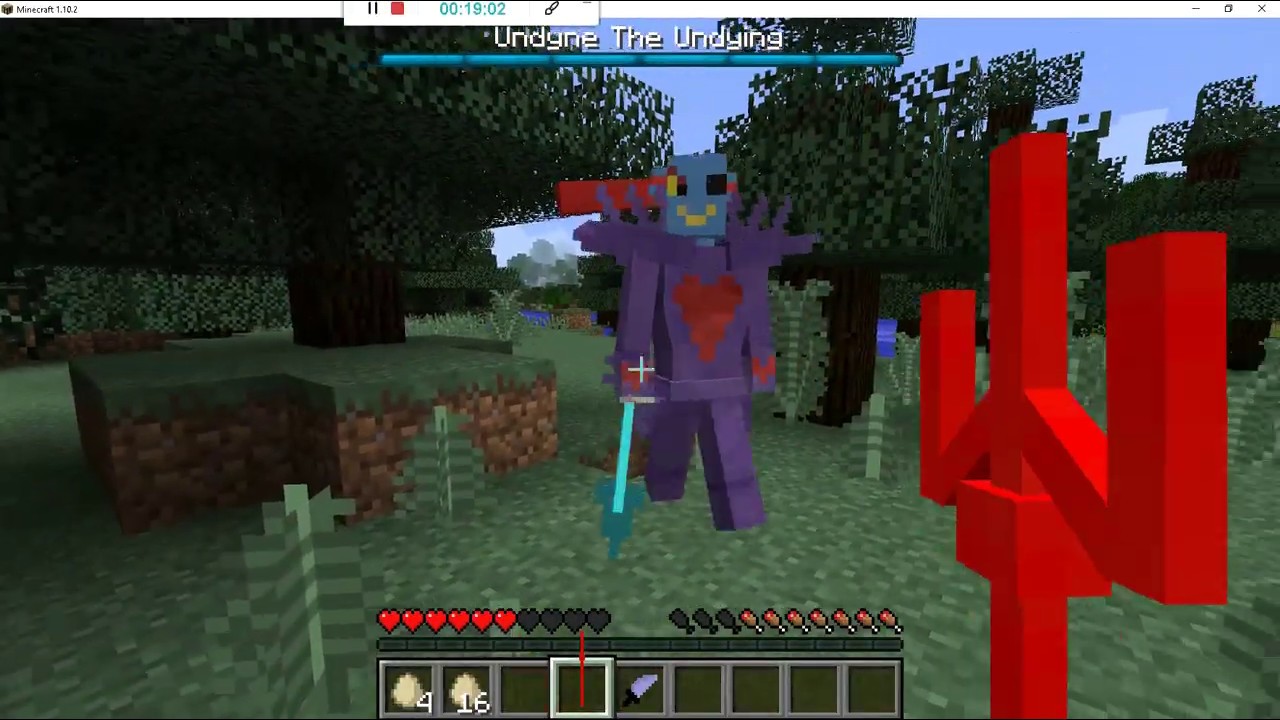 Minecraft Undertale Mod - YouTube