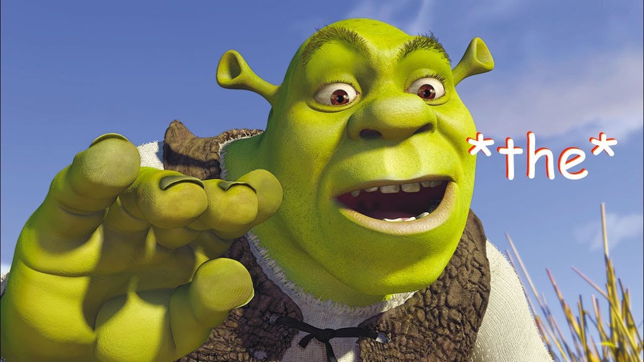 Shrek but only THE - YouTube