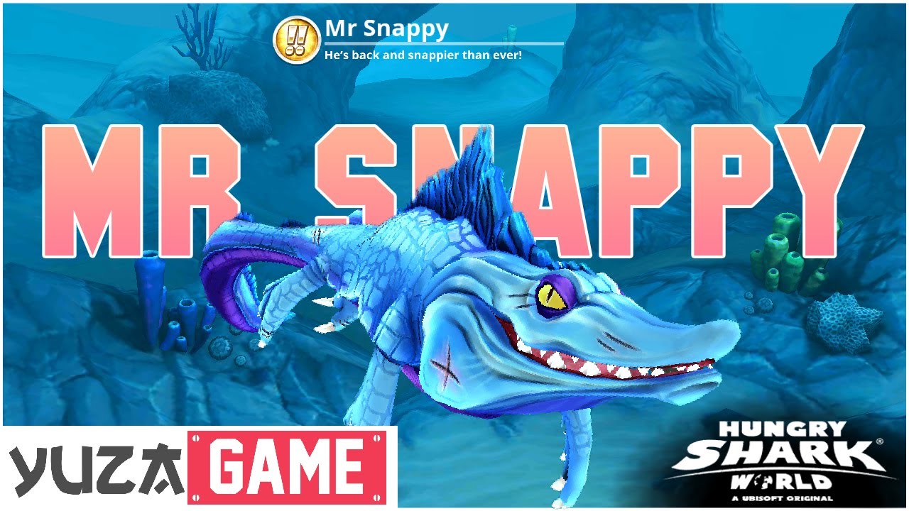 MR SNAPPY - HUNGRY SHARK WORLD MOD - YouTube