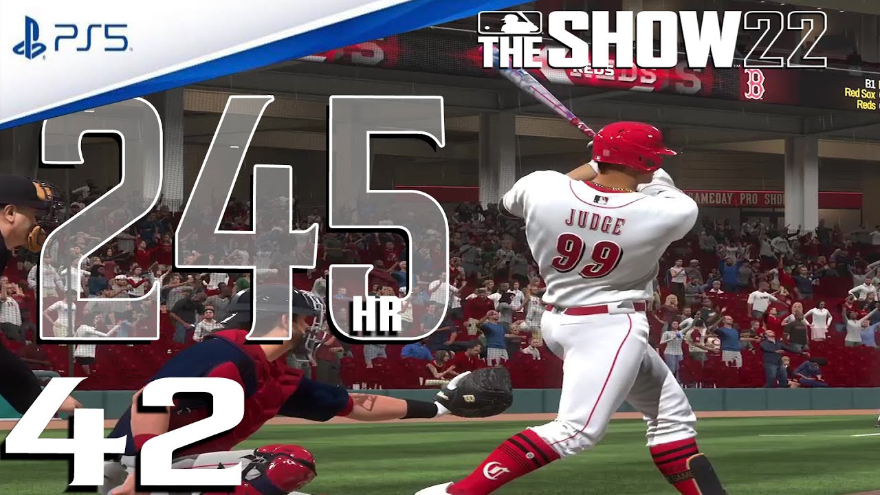 Aaron Judge #245 Home Run vs. RED SOX Ep.41 | MLB 22 Road to the Show ...