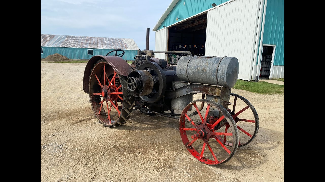 1920 International Harvester Company 10-20 Titan starting and operating ...