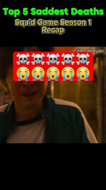 Squid Game Top 5 Saddest Deaths in S1 Recap ☠️😭 #squidgame #shorts - YouTube