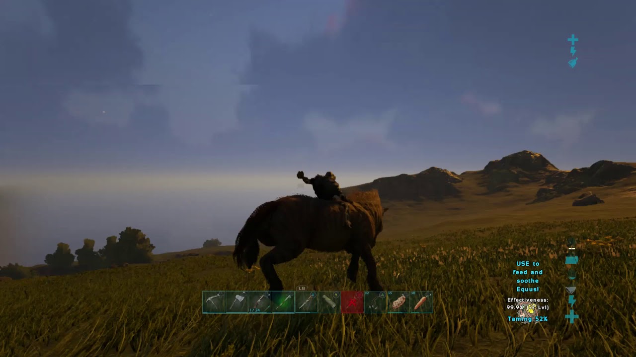 ARK:(RAGNAROK SERVER OFFICIAL XBOX 1 PVP)TAMING EQUUS - YouTube