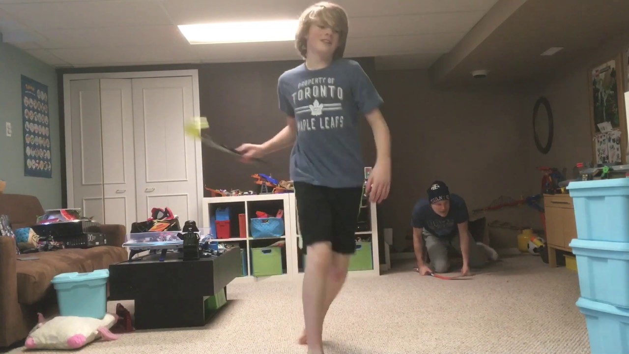 Mini-Stick Hockey League round three playoff game #1. - YouTube