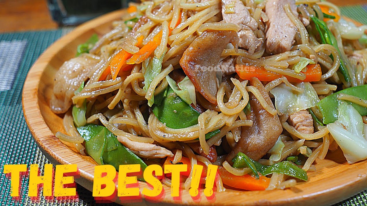 HOW TO COOK THE BEST CHICKEN PANCIT CANTON - YouTube