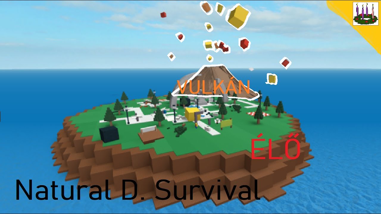 Földrengés? VULKÁN KITÖRÉS!? | Natural D. Survival (Roblox) ÉLŐ ...