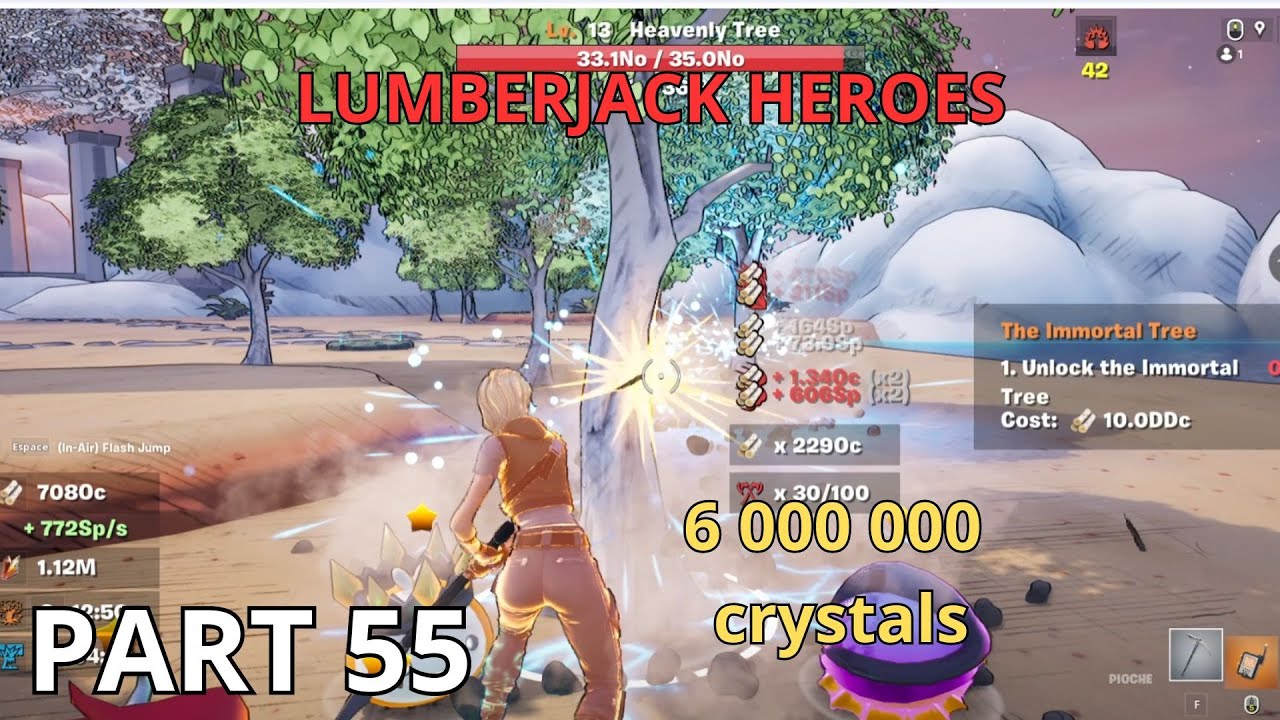 LUMBERJACK HEROES MAP FORTNITE CREATIVE - New area Heavenly Tree ...