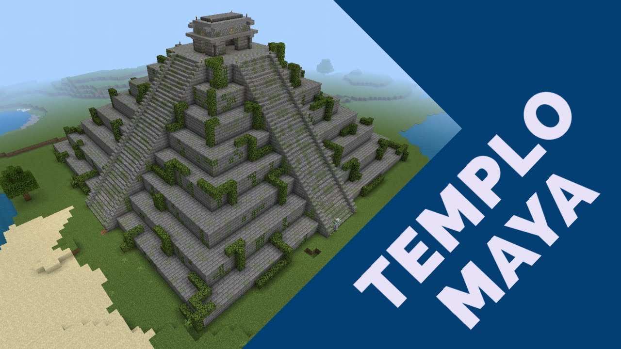 Construcción Templo maya | Minecraft mobile #1 - YouTube
