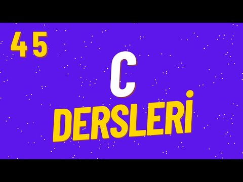 C Dersleri 45 - Ardışık Sayılarla Piramit Çizdirme